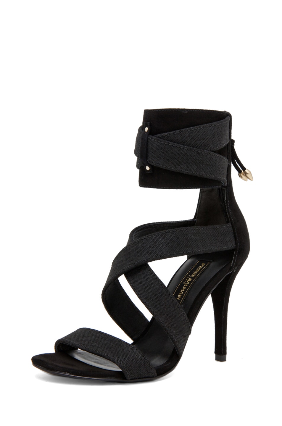 Pierre Balmain Austin Heel in Black | FWRD