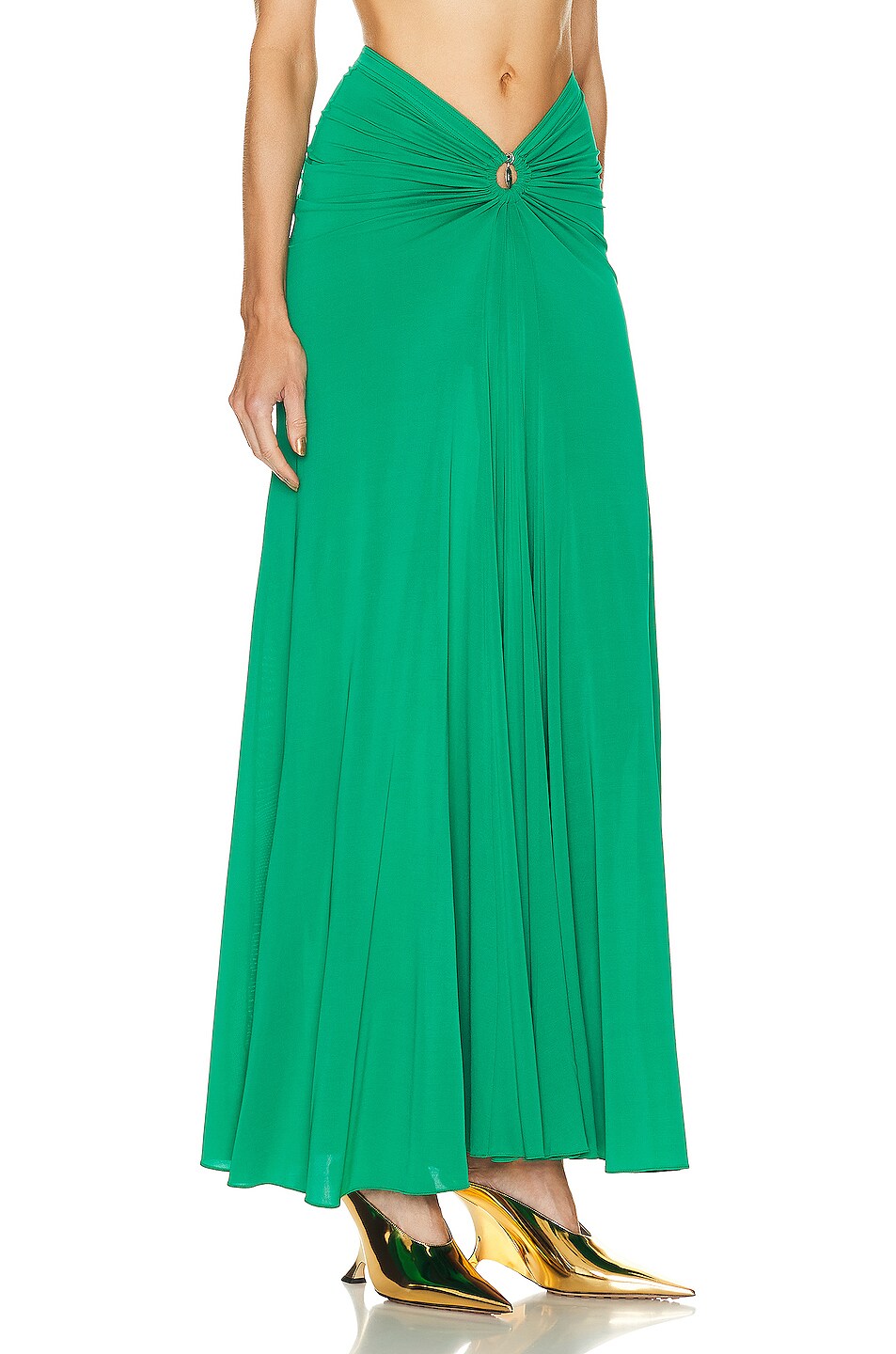 RABANNE Jupe Skirt in Emeraude | FWRD