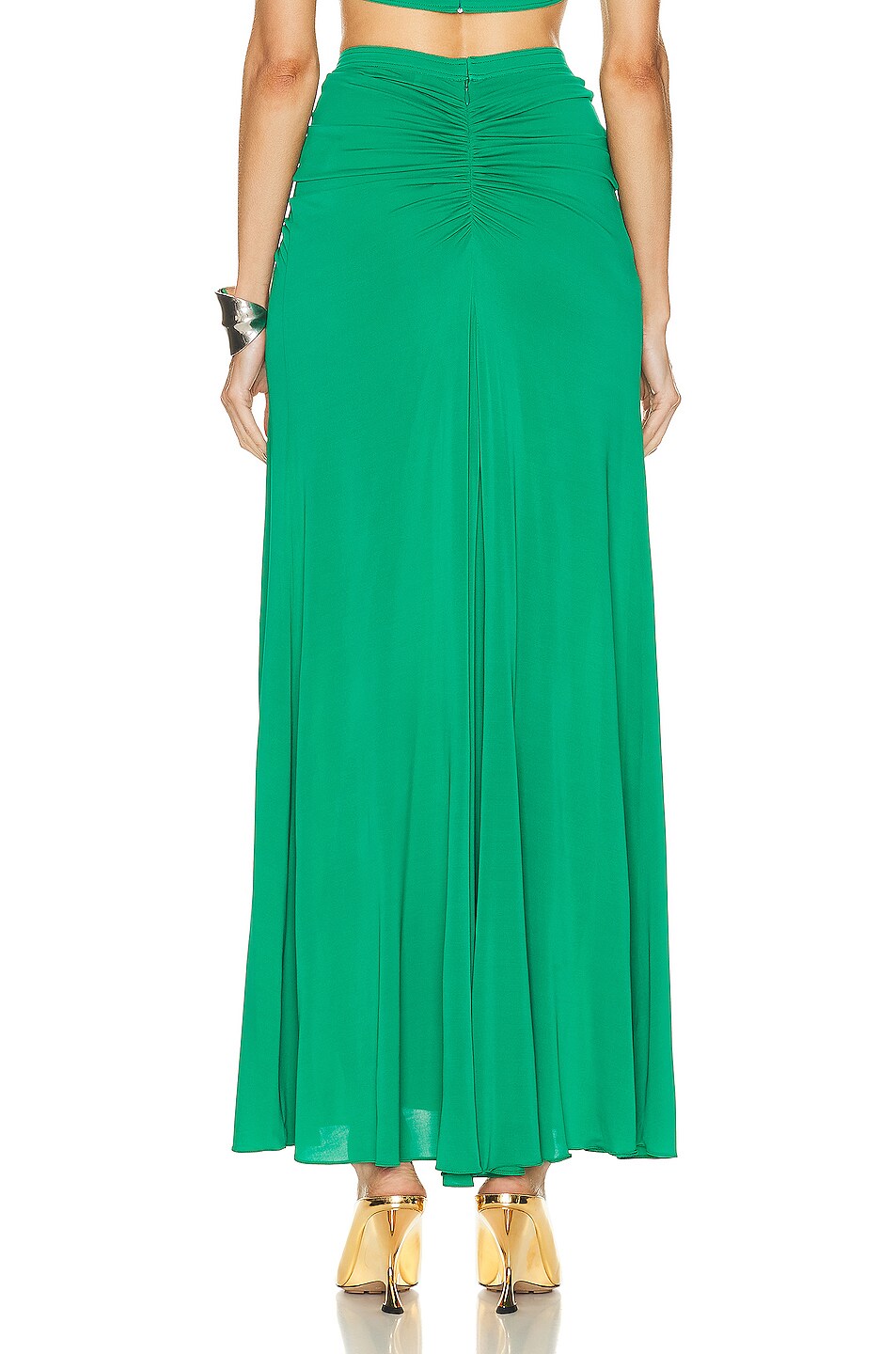 RABANNE Jupe Skirt in Emeraude | FWRD