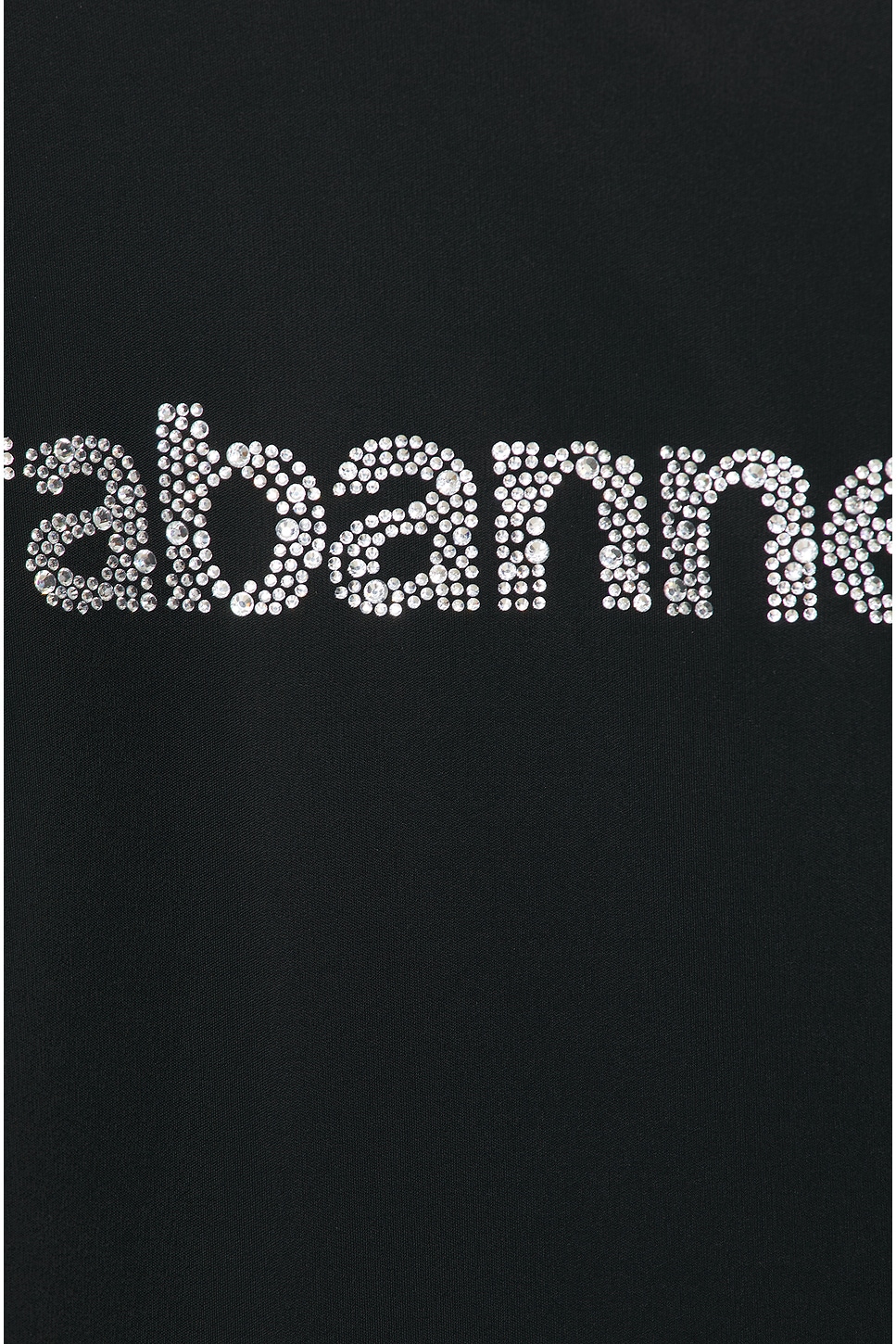 RABANNE Logo Tee Shirt in Black | FWRD