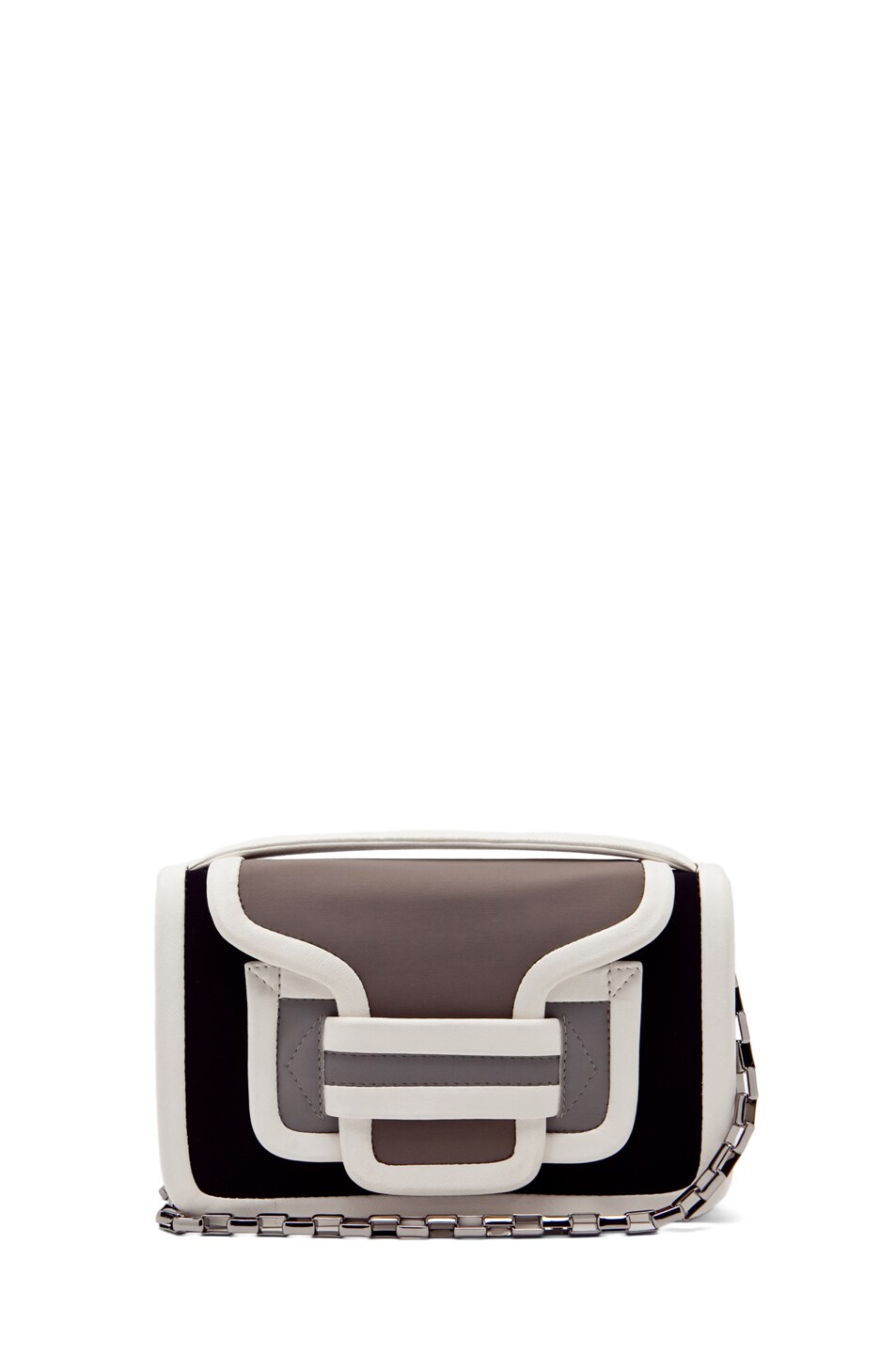 Pierre Hardy Mini Quad Bag in Quadri & Black | FWRD