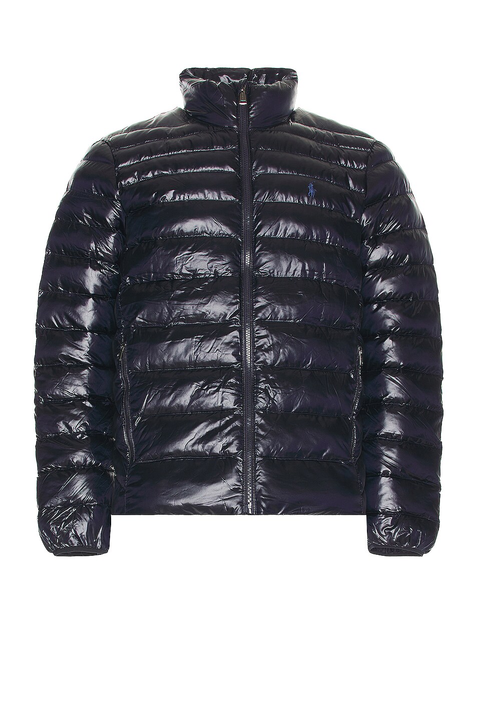 Polo Ralph Lauren Packable Jacket in Collection Navy Glossy | FWRD