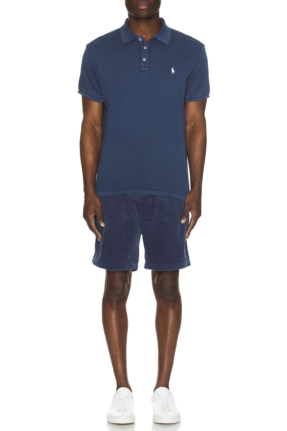 Polo Ralph Lauren Spa Terry Polo in Newport Navy | FWRD