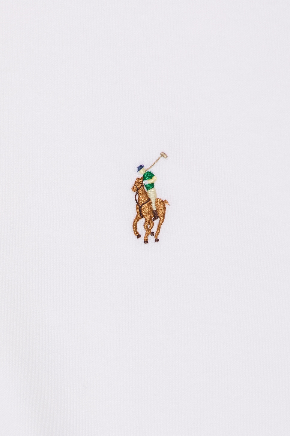Polo Ralph Lauren Classic Long Sleeve Polo Shirt in White | FWRD