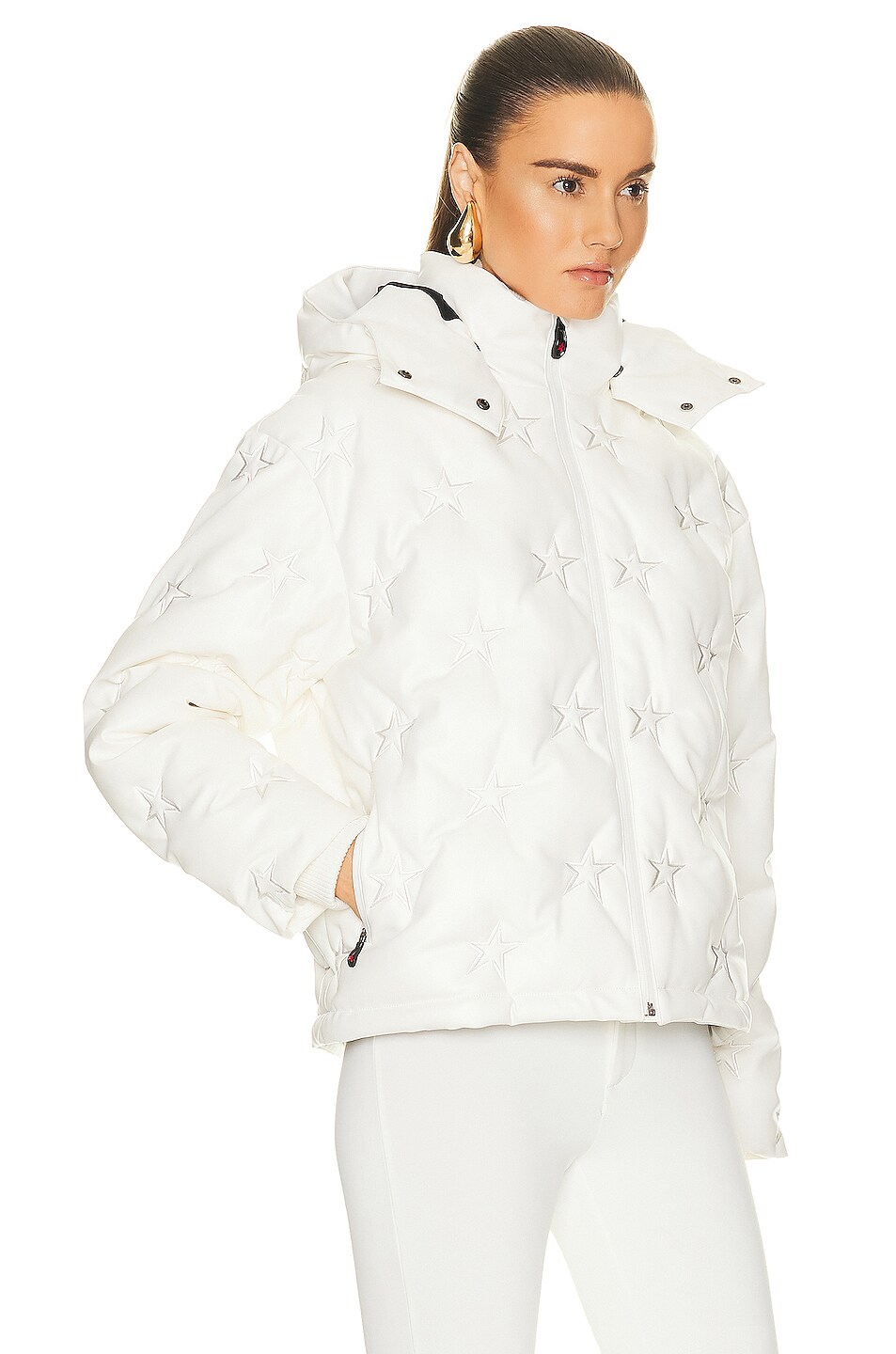Perfect Moment Supernova Duvet Jacket in Snow White | FWRD