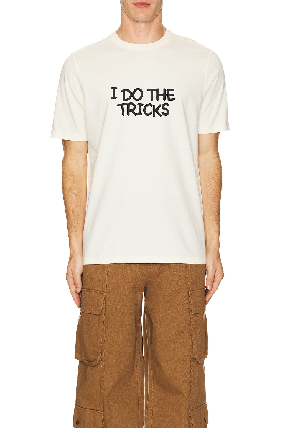 Pop Trading Company Too Real T-Shirt in Off White | FWRD