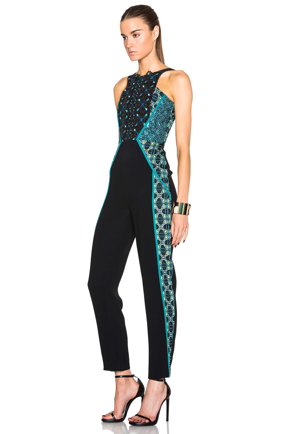 Peter Pilotto Atom Jumpsuit in Emerald | FWRD