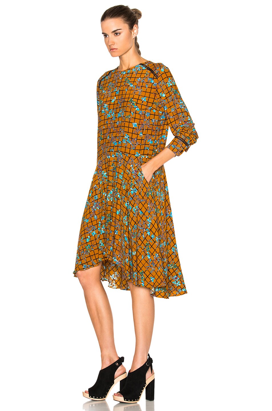 Preen Line Lydia Dress in Cinnamon Floral | FWRD