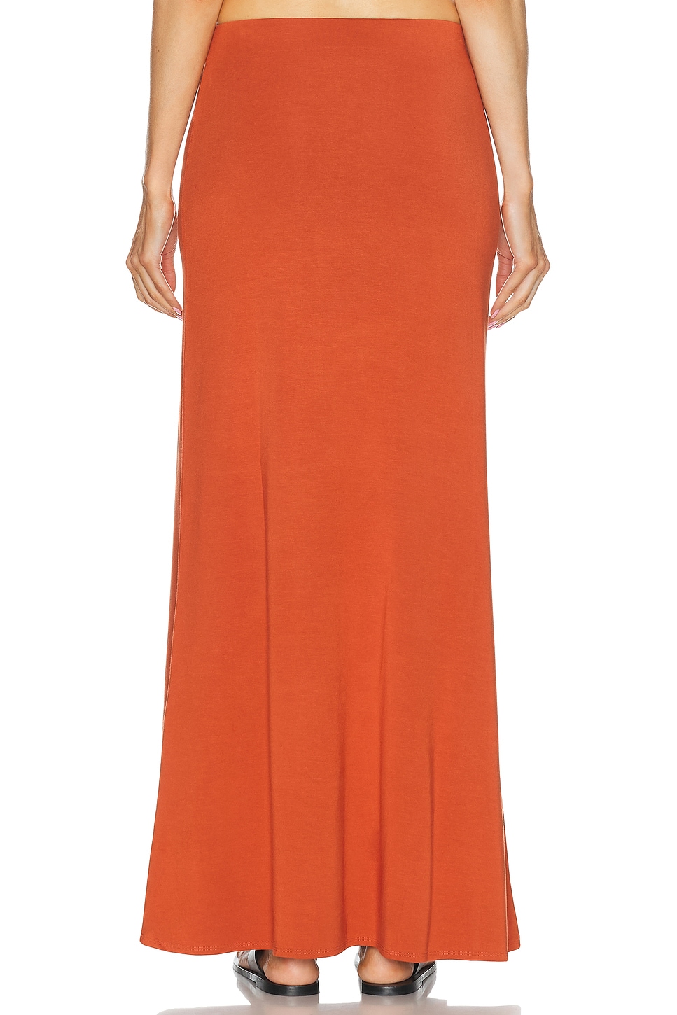 Posse Mason Skirt in Burnt Orange | FWRD