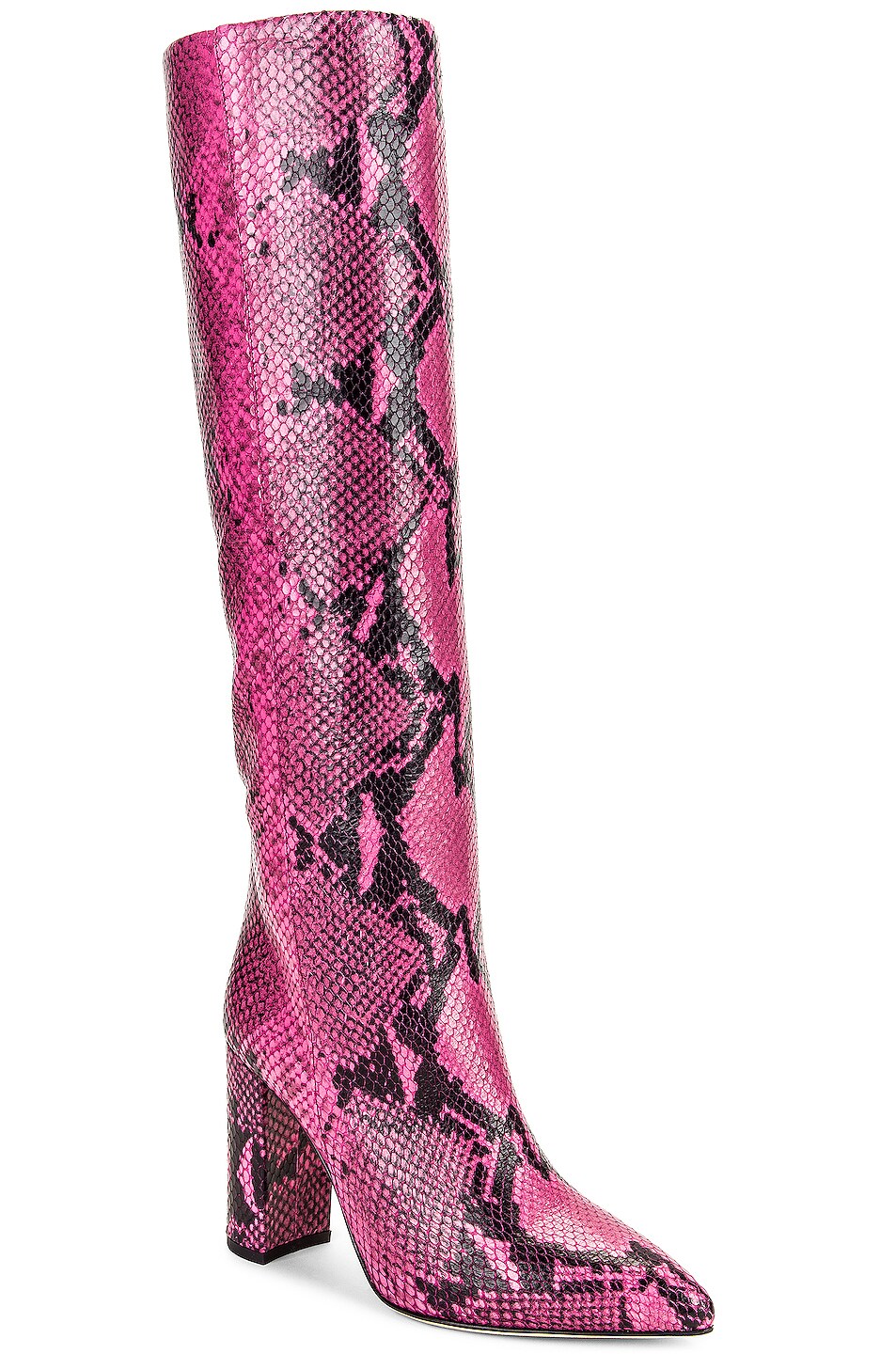 Paris Texas Python Print 100 Boot in Fuchsia | FWRD