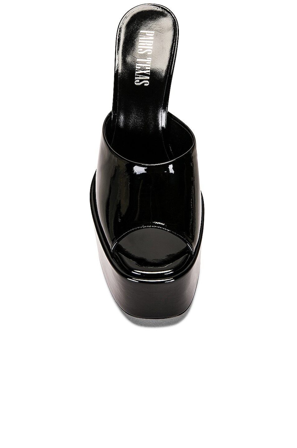 Paris Texas Marina Patent 130 Mule in Black | FWRD