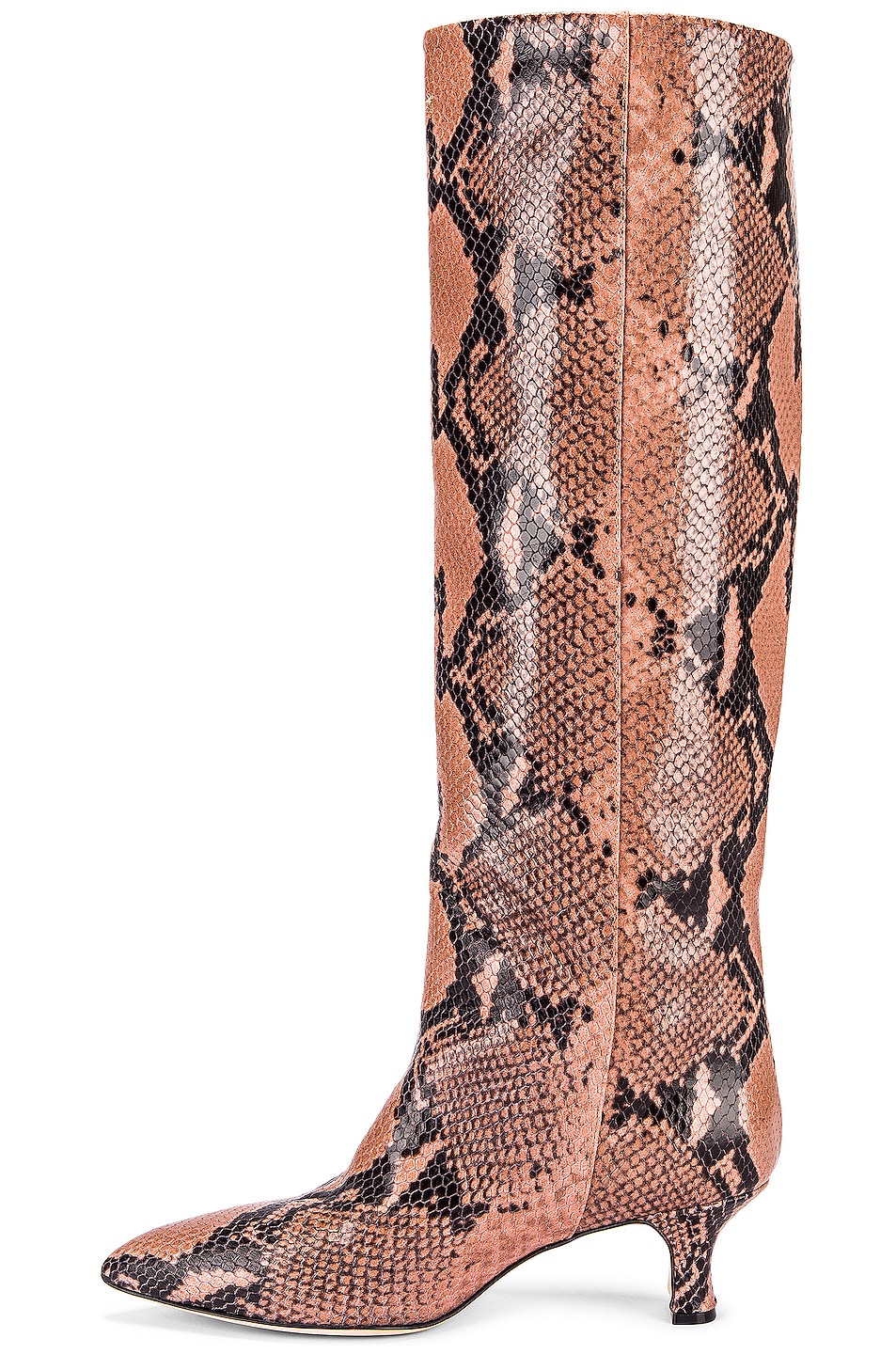 Paris Texas Python Print Boot in Blush | FWRD