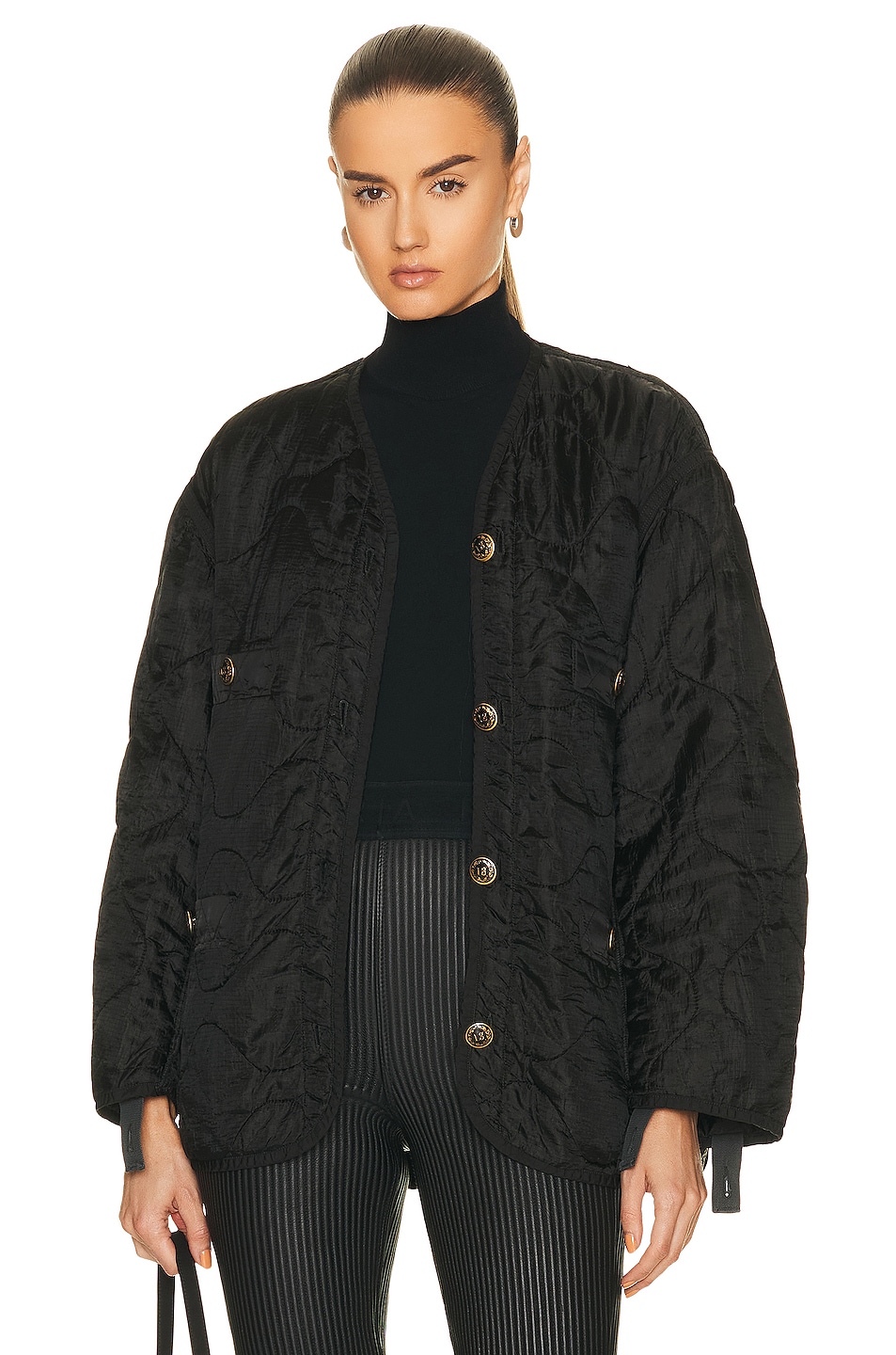 R13 Gothic Liner in Black | FWRD