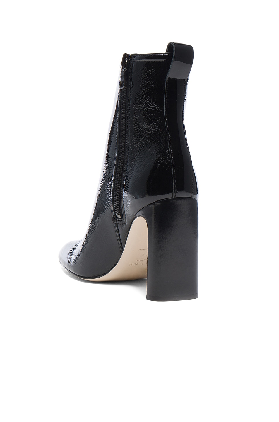 Rag & Bone Patent Leather Ellis Boot in Black | FWRD