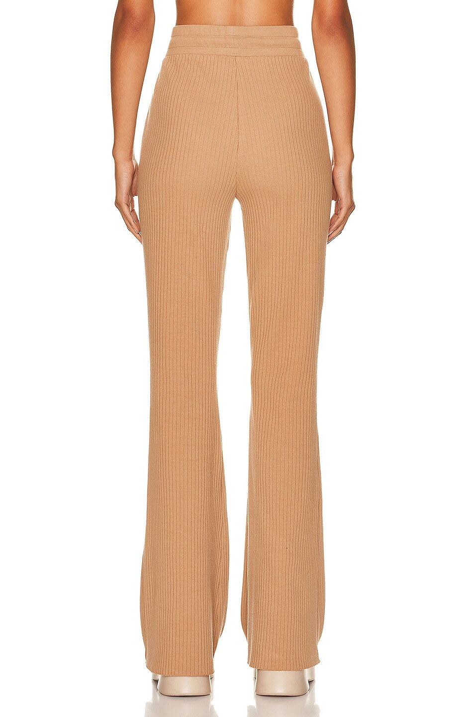 The Range Primary Rib Wide Leg Pant in Tanlines | FWRD