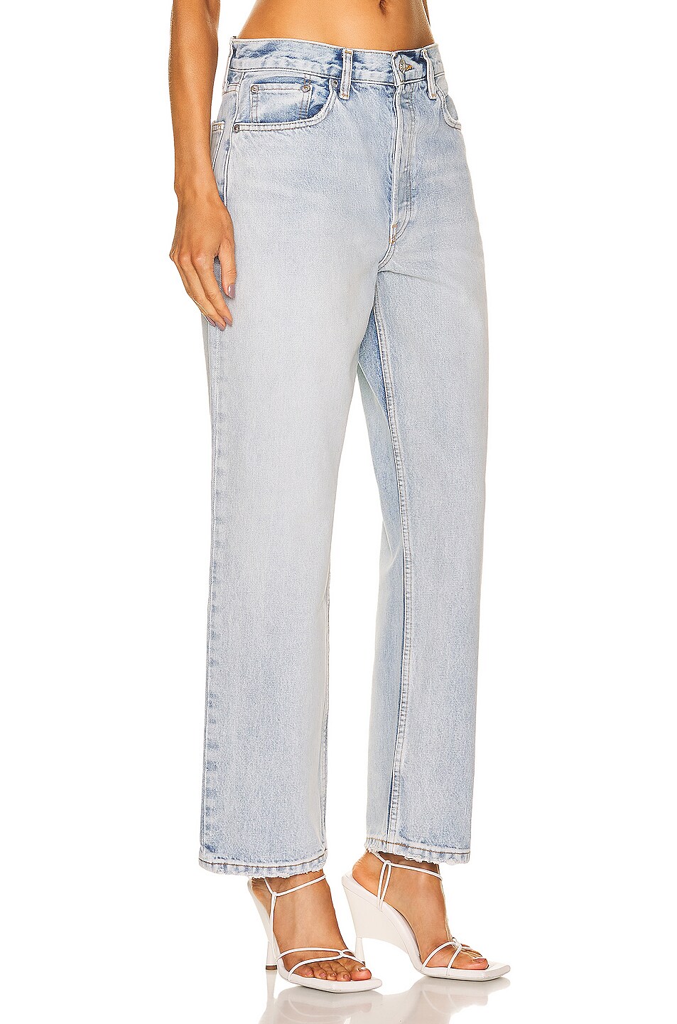 RE/DONE 90's Crop Low Slung in Vintage Playa | FWRD