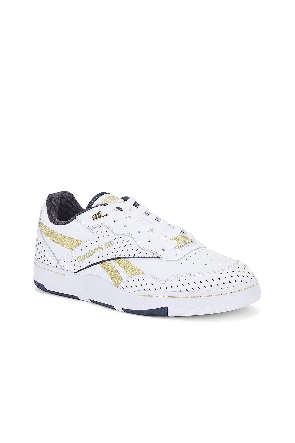 Reebok x Engineered Garments BB 4000 II in White & Gold | FWRD