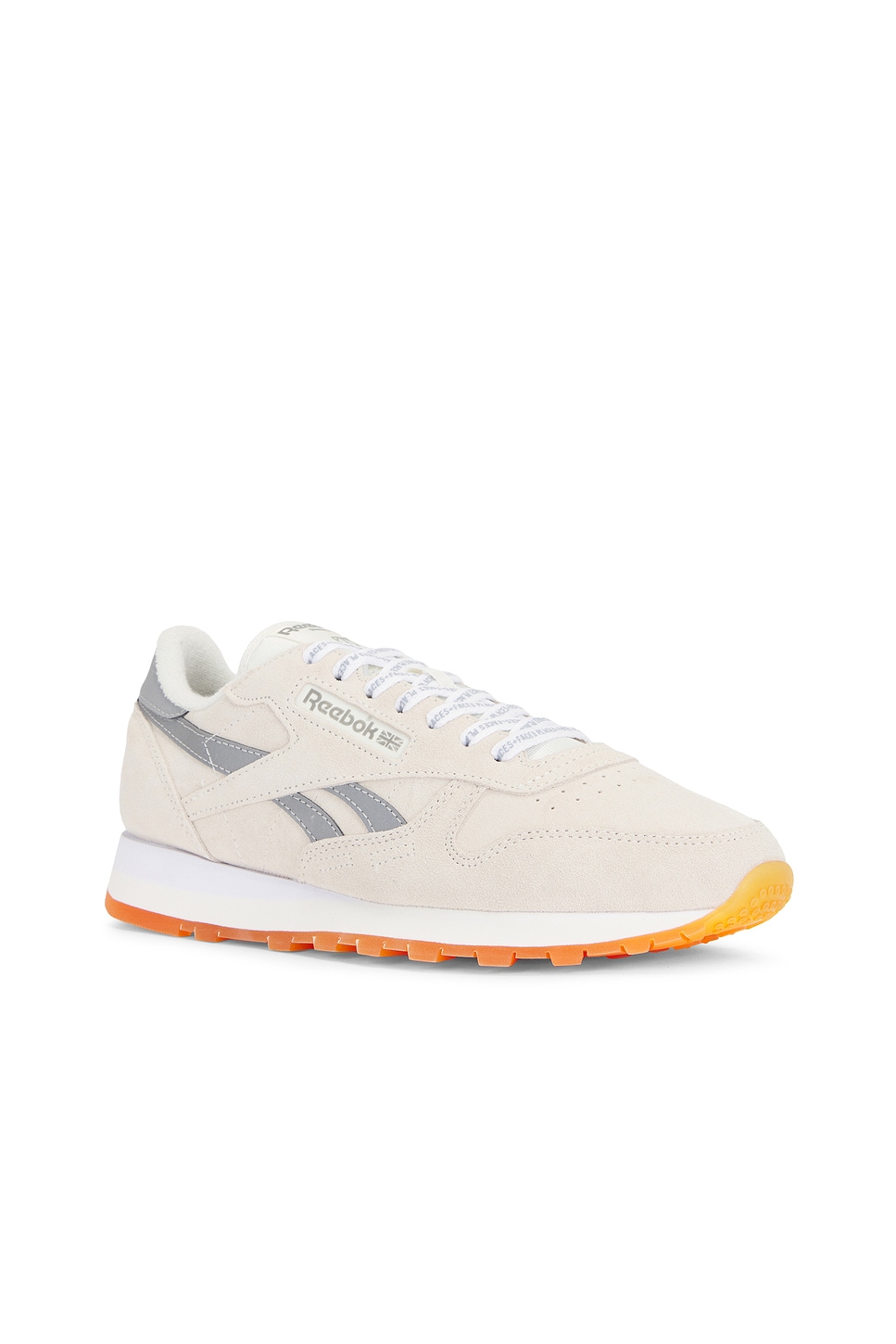 Reebok x Places + Faces Classic Leather Sneaker in Chalk, Silver ...