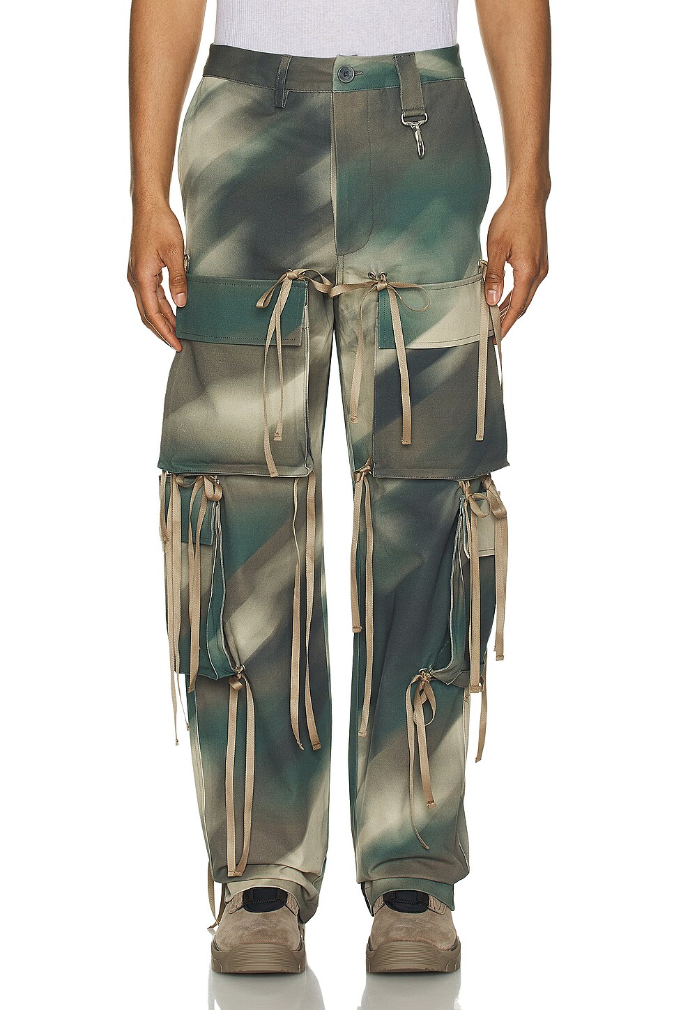 Reese Cooper Modular Pocket Cargo Pant in Blurred Camo | FWRD
