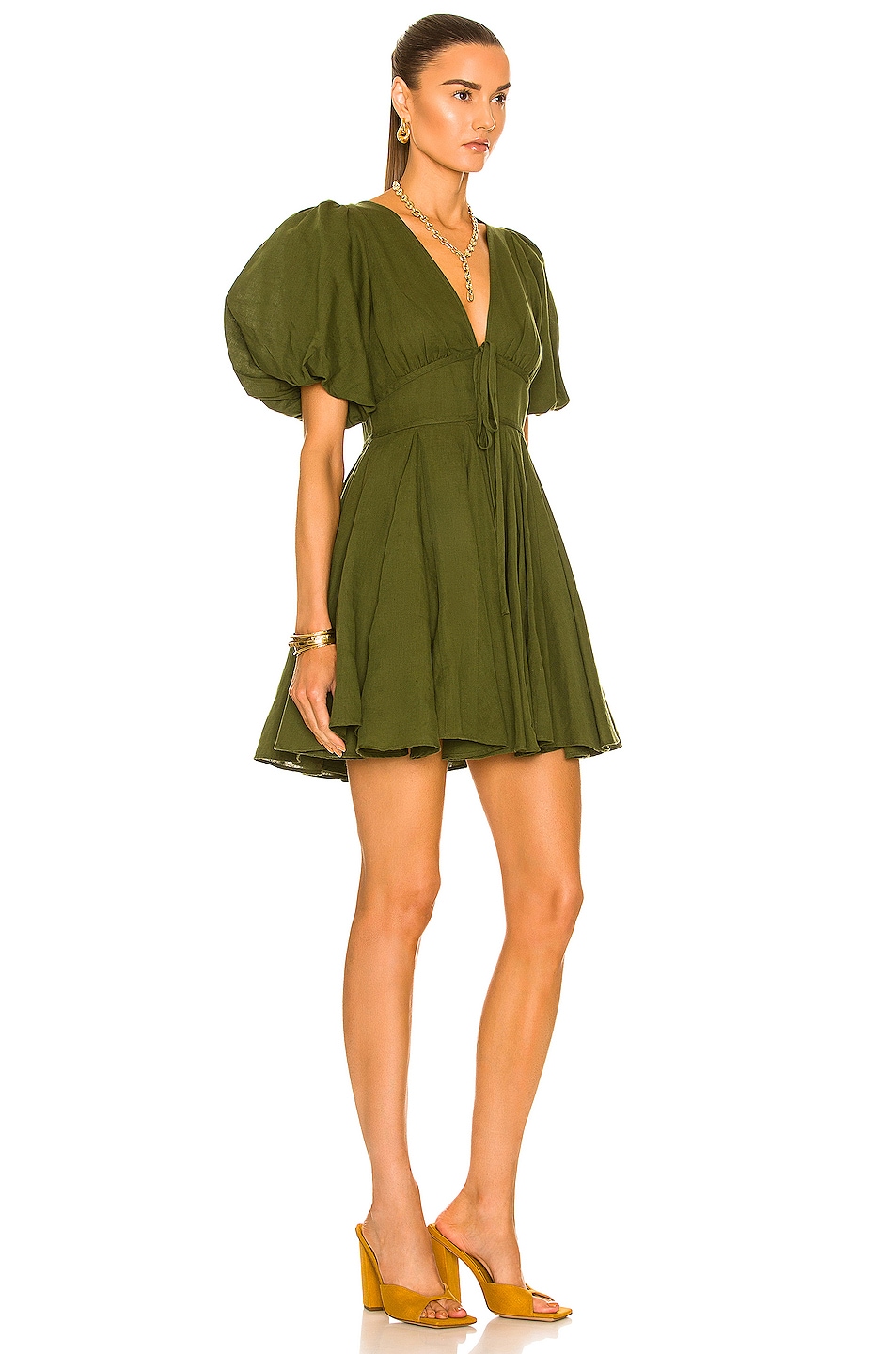 Rhode Madeline Dress in Chive | FWRD