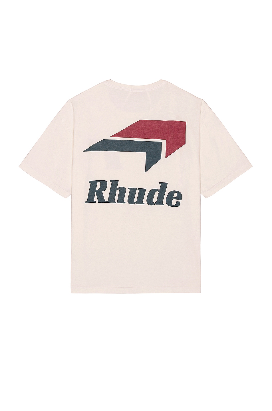 Rhude Logo Tee in Vintage White | FWRD