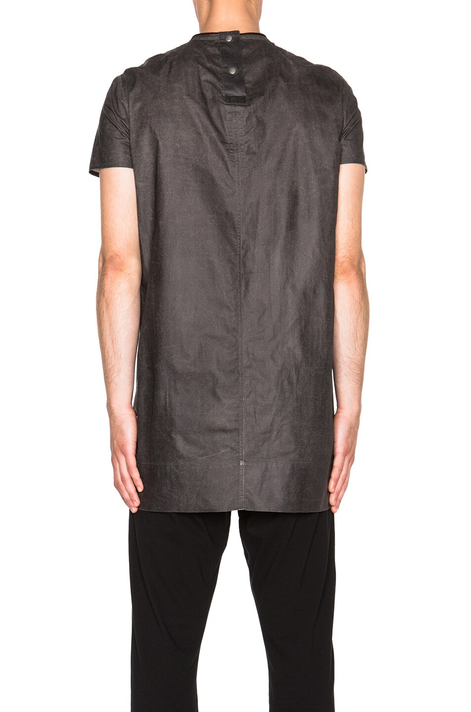 Rick Owens Graphic Cyclops Tee in Black & Natural | FWRD