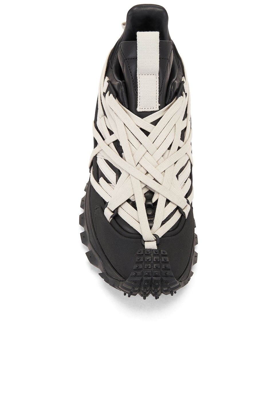 Rick Owens x Moncler Trailgrip Megalace Sneakers in Black | FWRD
