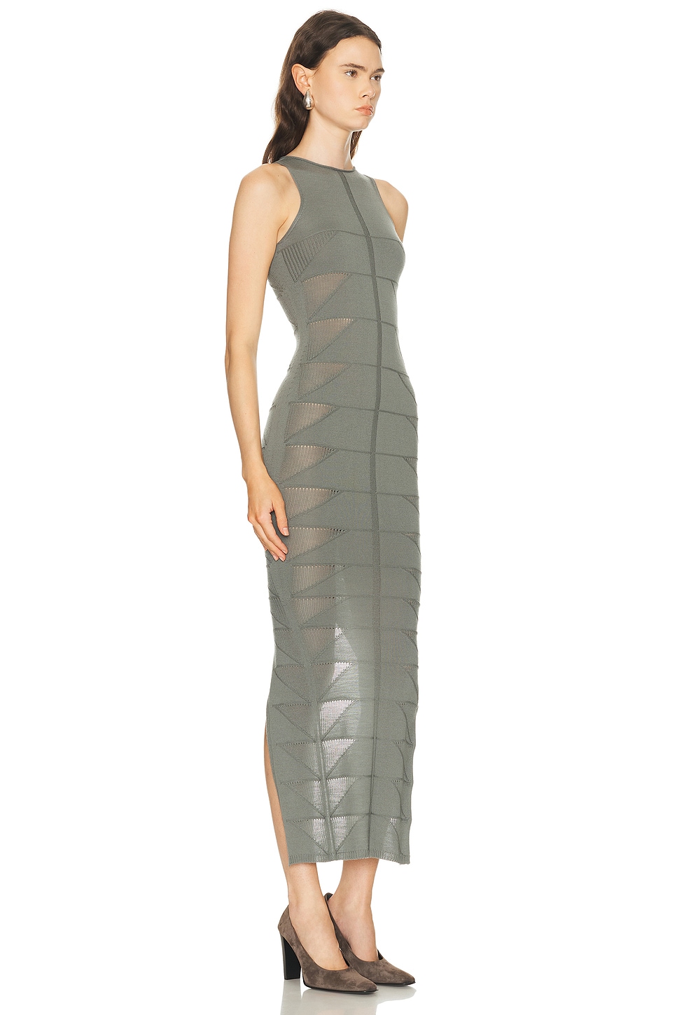 Rick Owens Tank Dress in Euca | FWRD