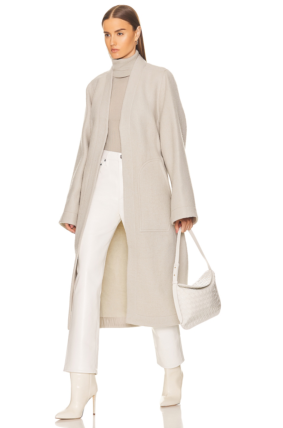 Rick Owens Dagger Robe in Pearl | FWRD