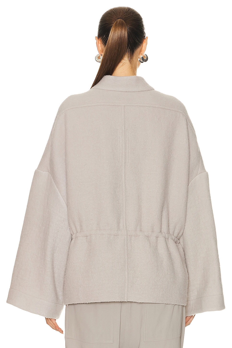 Rick Owens Sail Jacket In Pearl Fwrd