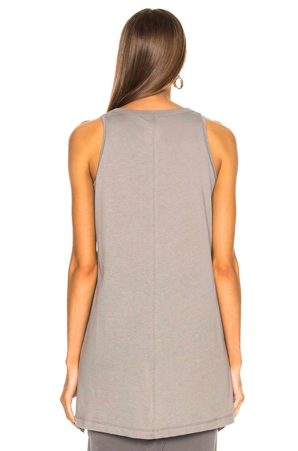 Rick Owens Dirt Tank Top in Stone | FWRD