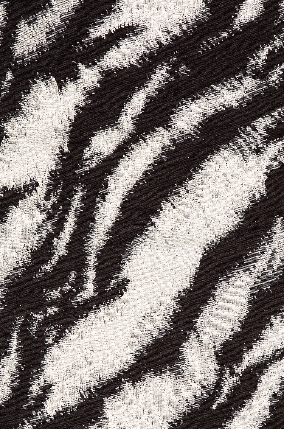 Redemption Jacquard Straight Strapless Dress in Zebra Black Silver | FWRD