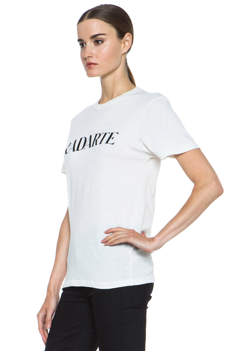 Rodarte Radarte Poly-Blend Shirt in White | FWRD