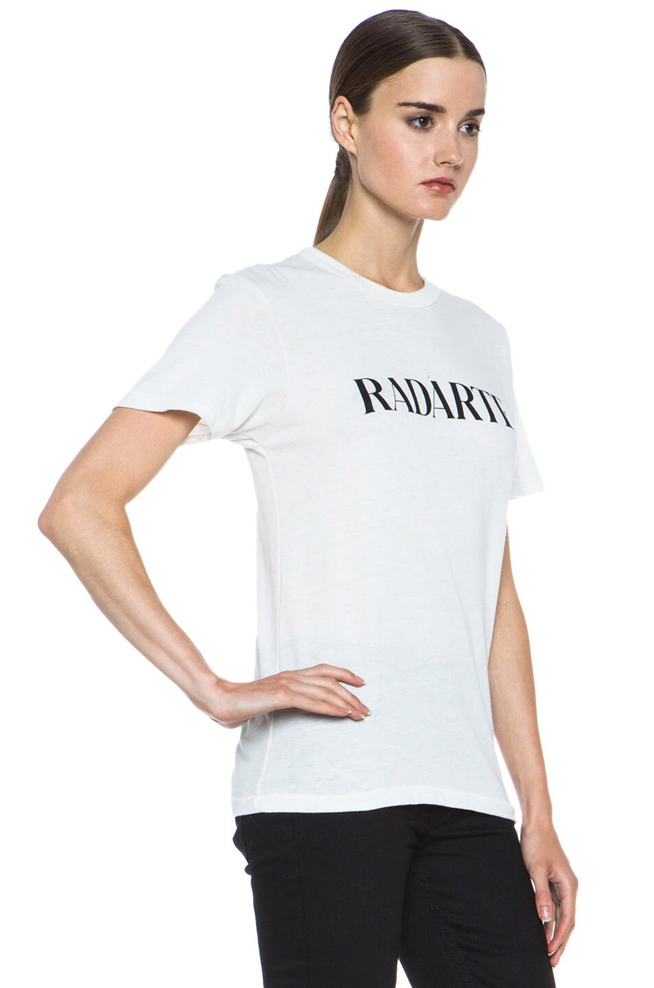 Rodarte Radarte Poly-Blend Shirt in White | FWRD