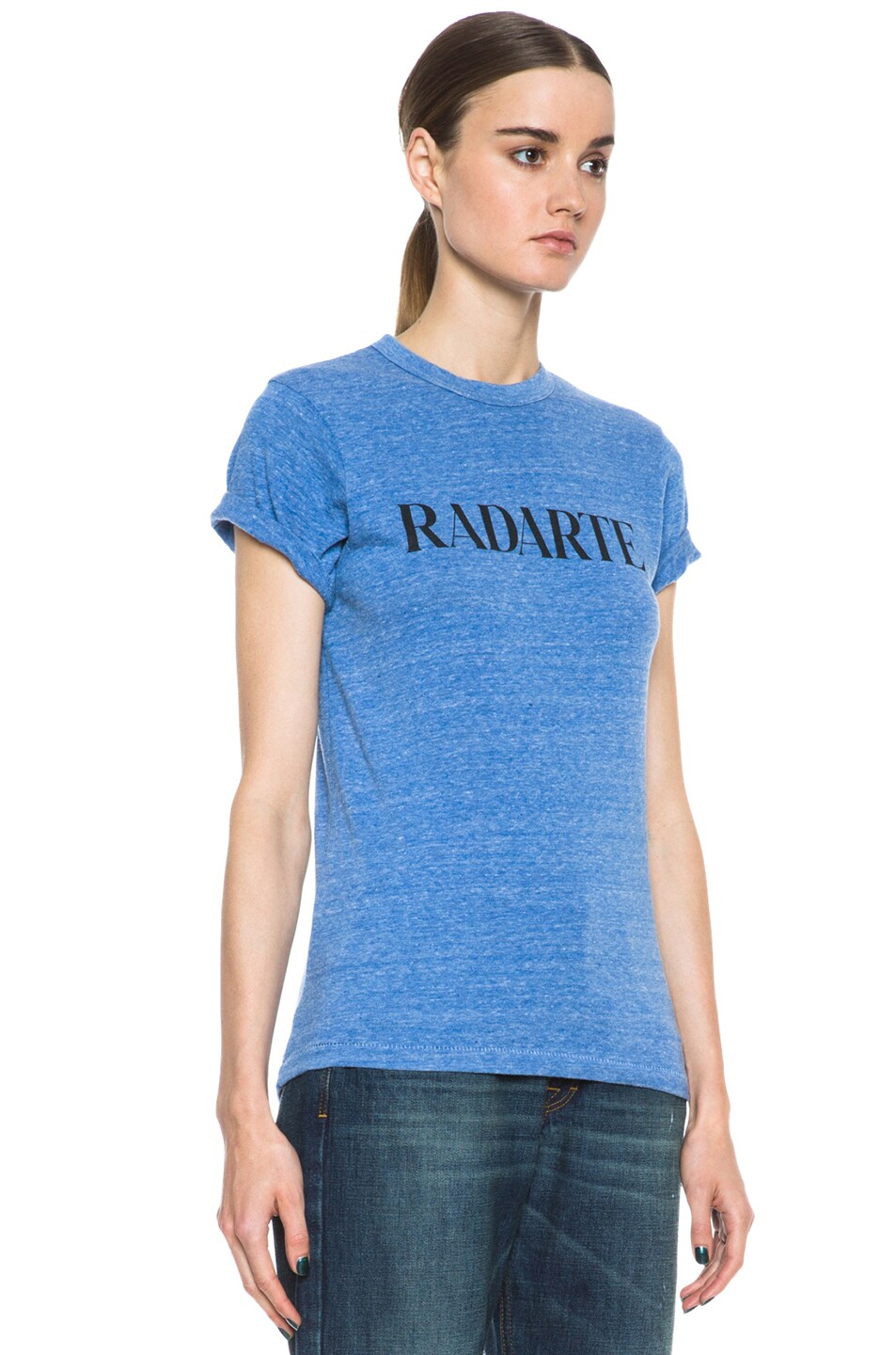 Rodarte Radarte Poly-Blend Shirt in Blue | FWRD
