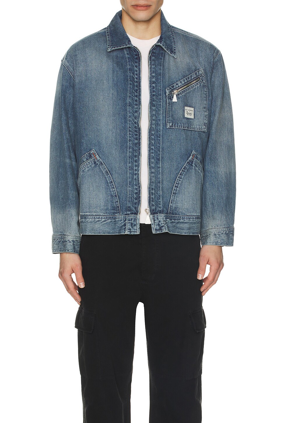 Roy Roger's x Dave's New York Work Short Denim Long Time Jacket in ...