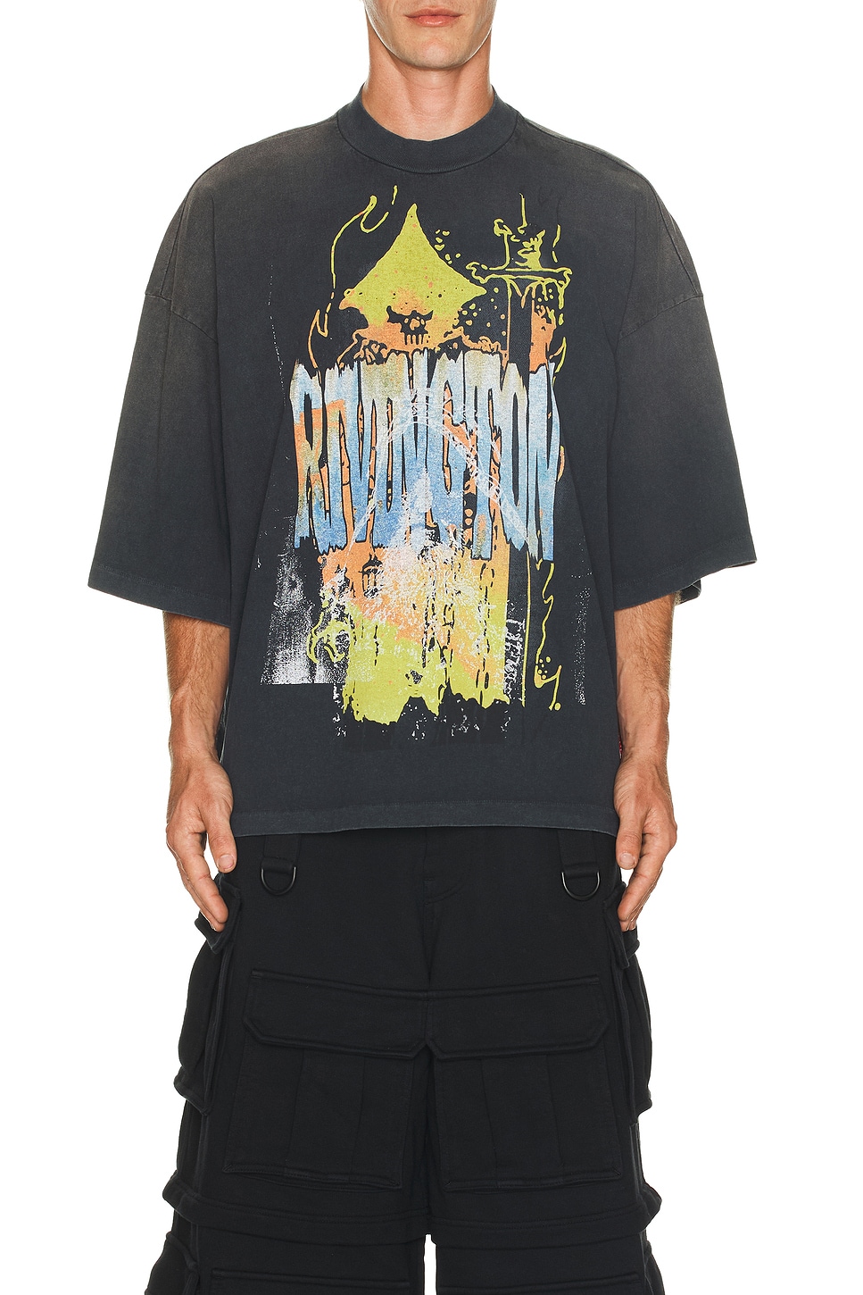 RRR123 Forgive Me Vintage Tee in Vintage Black | FWRD