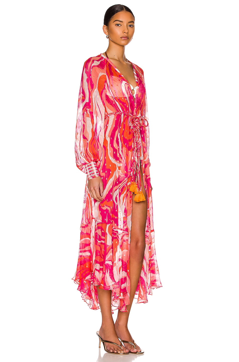 ROCOCO SAND Emily Cape in Pink | FWRD