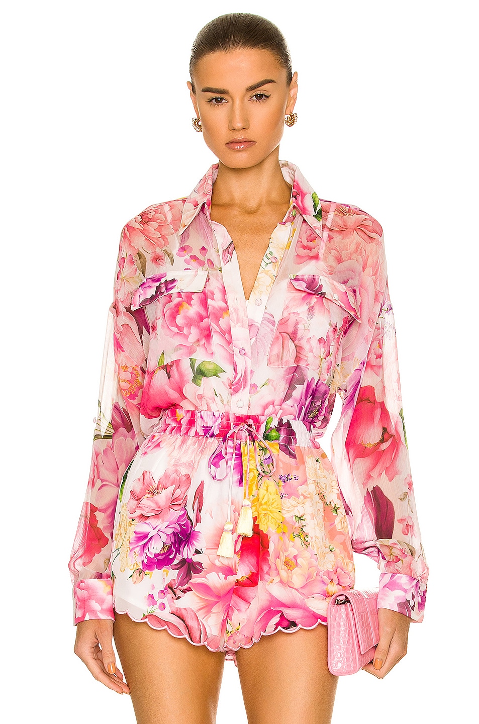 ROCOCO SAND Leona Shirt in White | FWRD