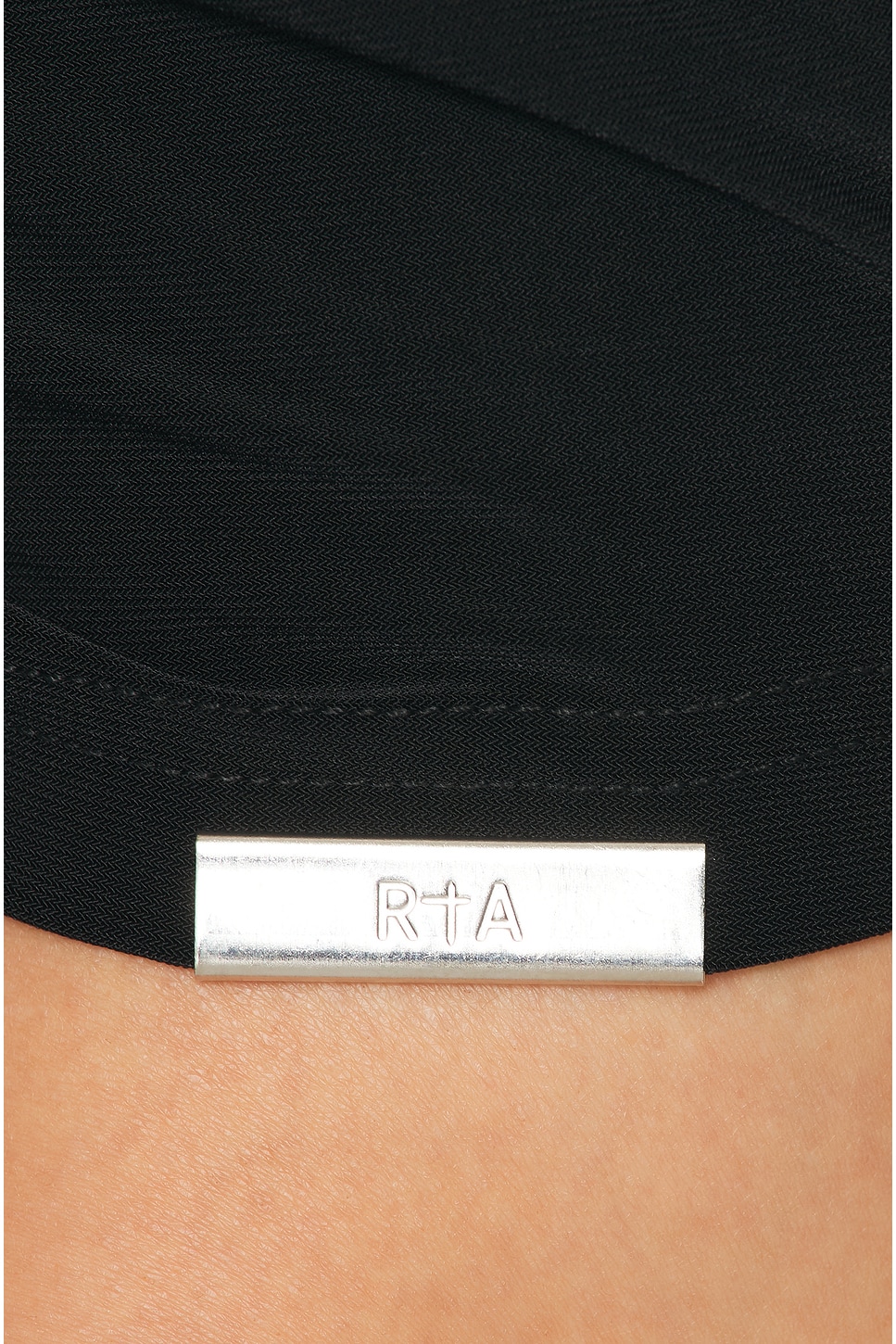 RTA Alyse Mini Dress in Black | FWRD