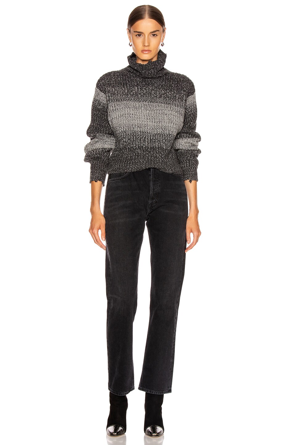 RTA Beau Sweater in Heather Vape | FWRD