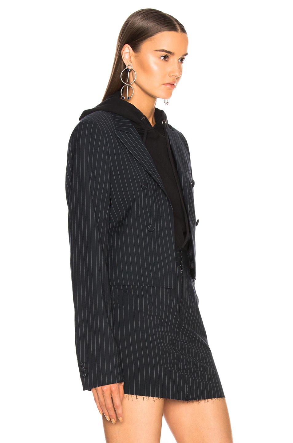 RTA Cara Blazer in Marine | FWRD