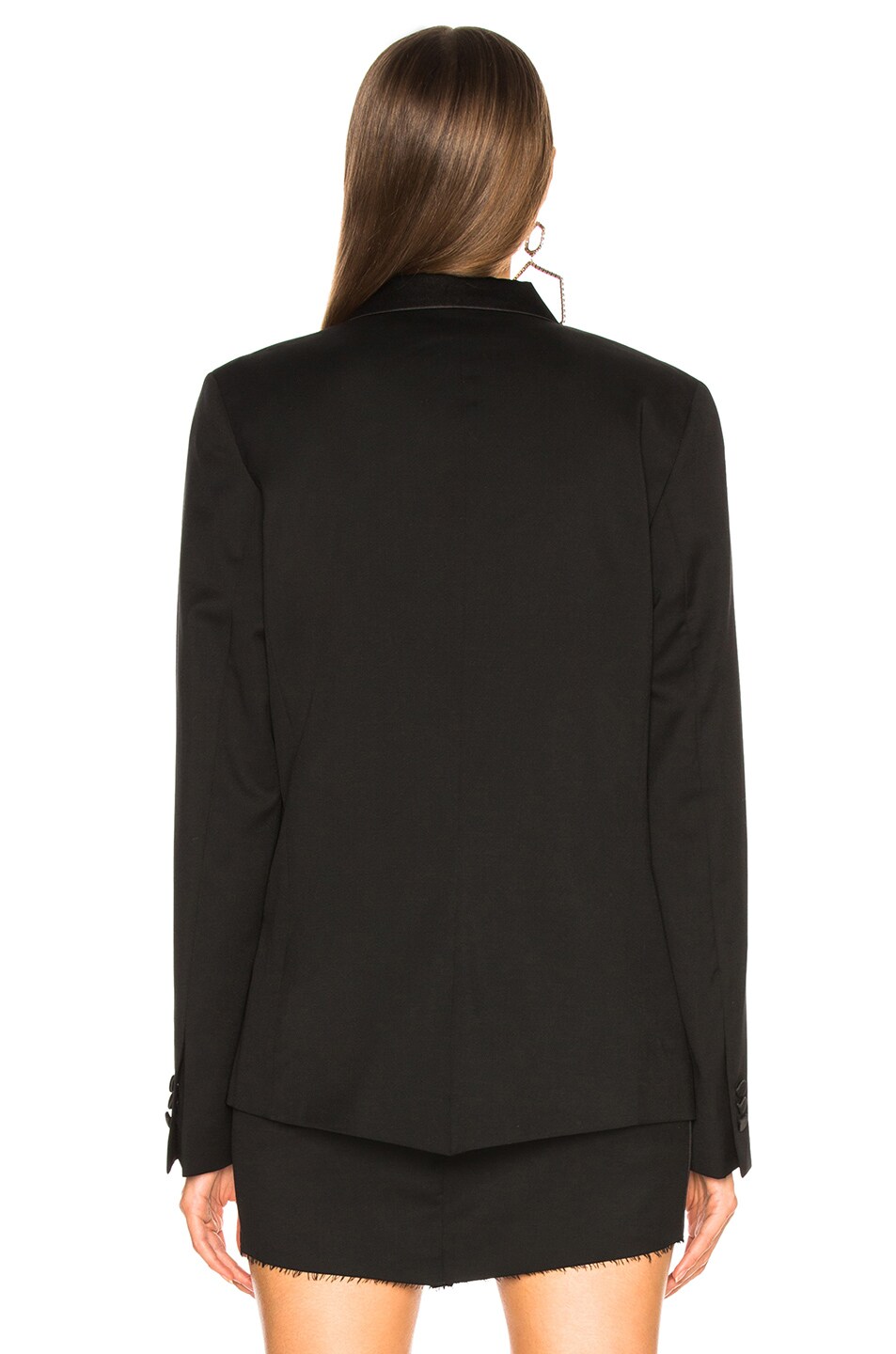 RTA Grayson Blazer in Pitch | FWRD