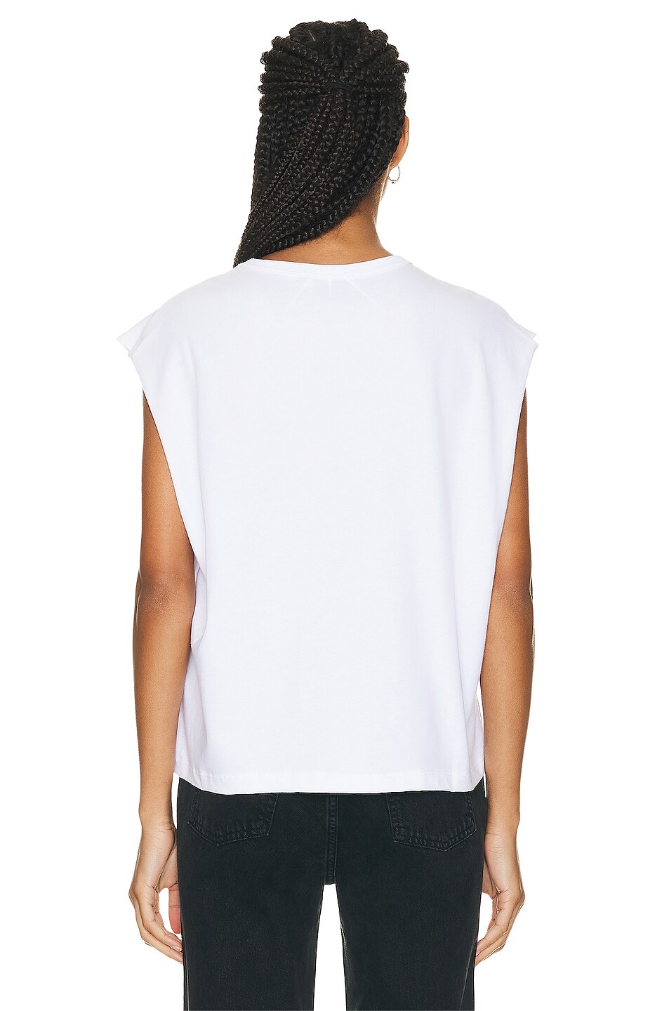 RTA I Am No Angel Boxy Tee in White | FWRD
