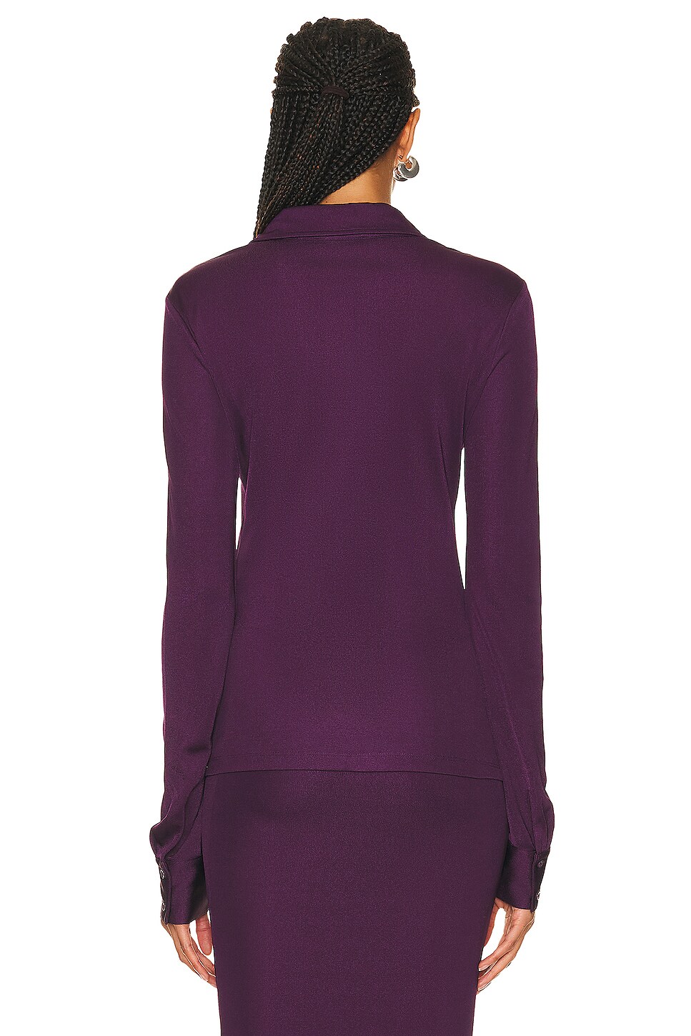 RTA Long Sleeve Shirt in Grape | FWRD