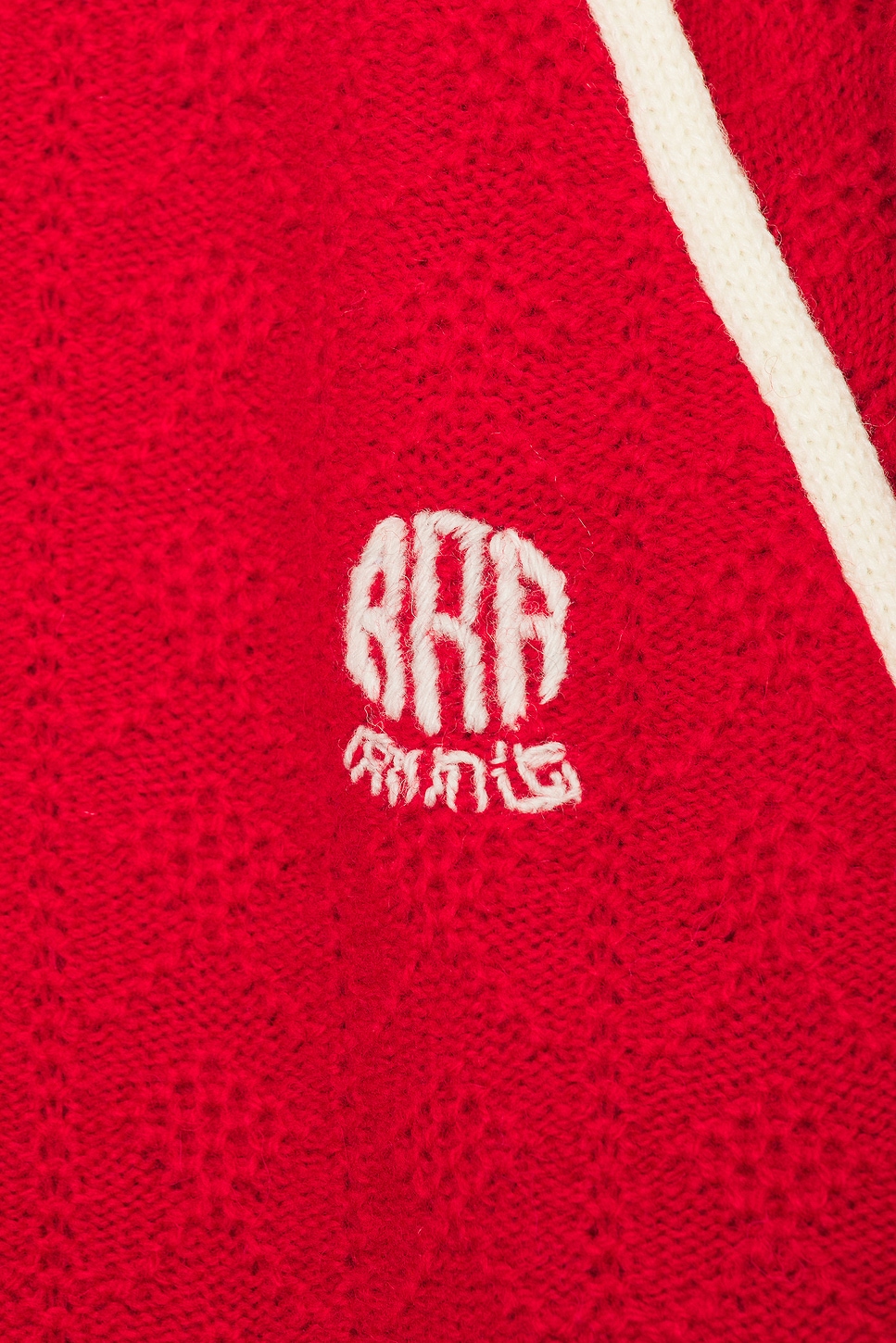 rice nine ten Knitting Classic Soccer Jersey in Red | FWRD
