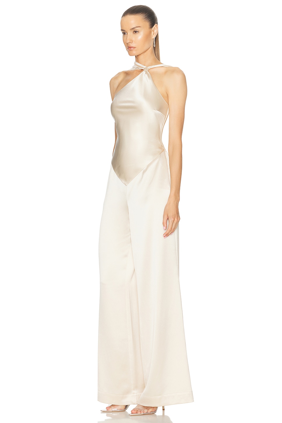 retrofete Ensley Jumpsuit in Light Champagne | FWRD