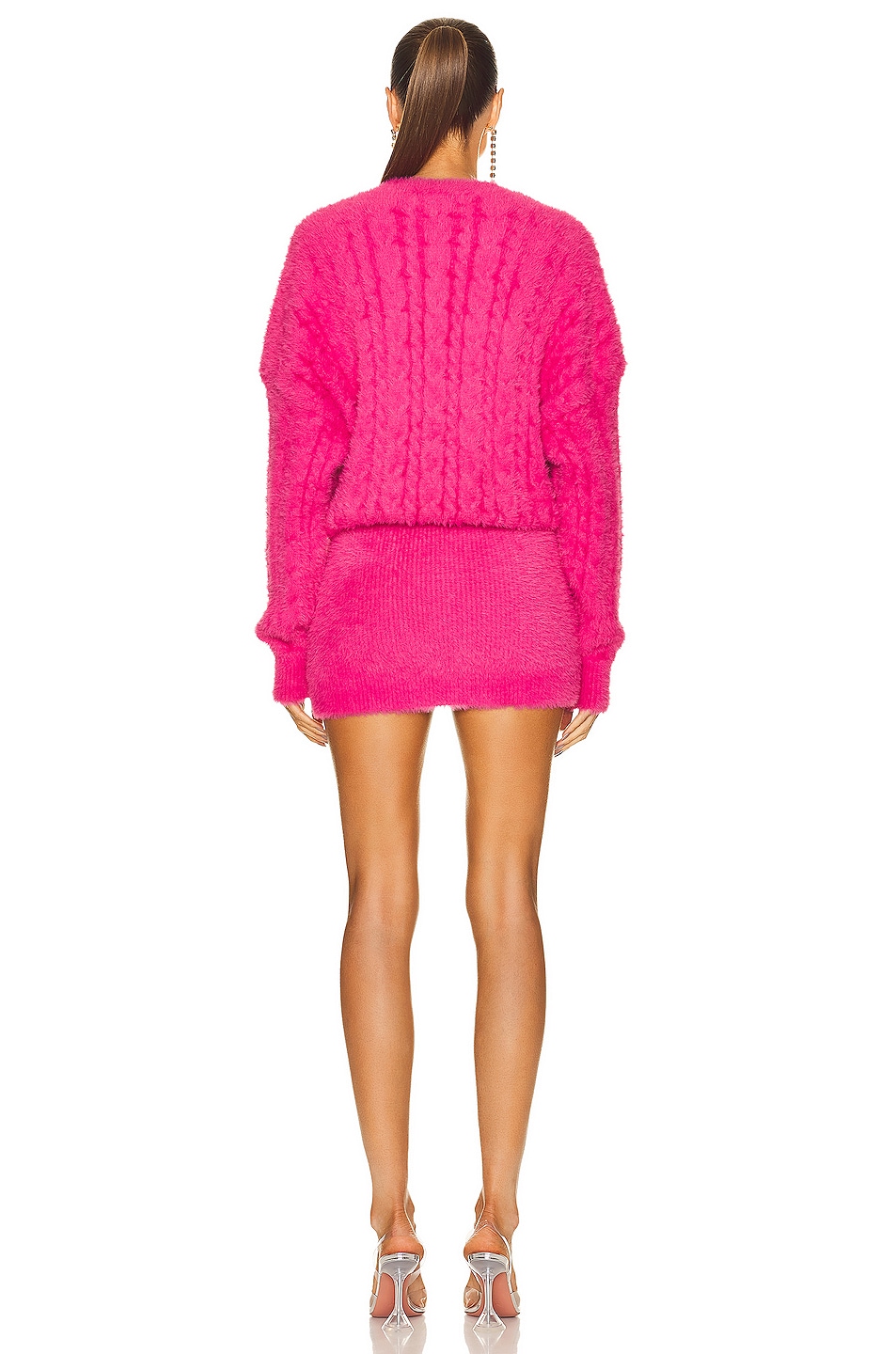 retrofete Tala Dress in Fuzzy Magenta | FWRD