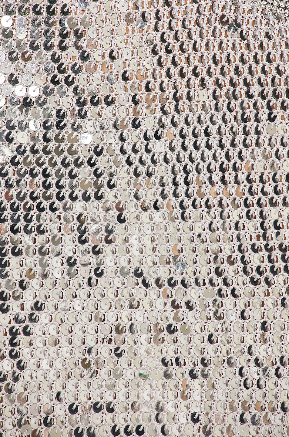 retrofete Morgan Crochet Dress in White & Silver | FWRD