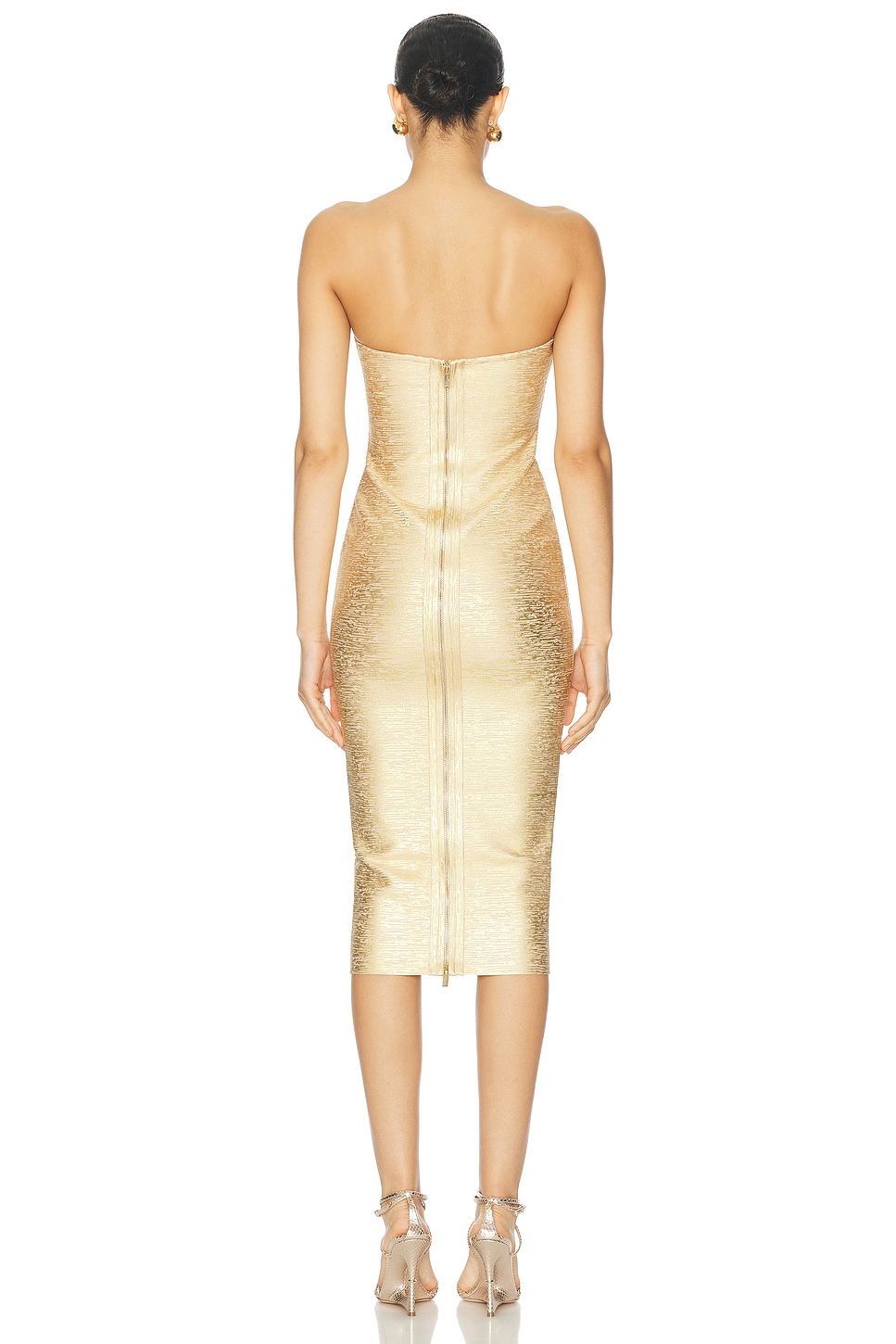 retrofete Charlize Dress in Gold | FWRD